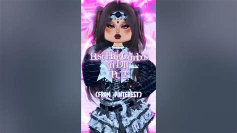 💖 Best Hair Combos In Dti From Pinterest Part 2 💇🏻‍♀️dresstoimpress