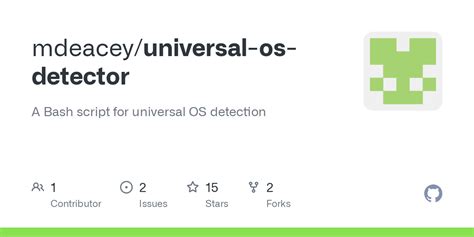 Github Mdeaceyuniversal Os Detector A Bash Script For Universal Os Detection
