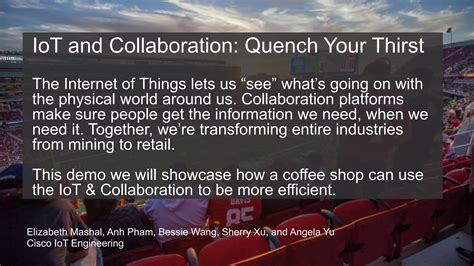 Cisco Iot And Collaboration Demo Summary Ppt
