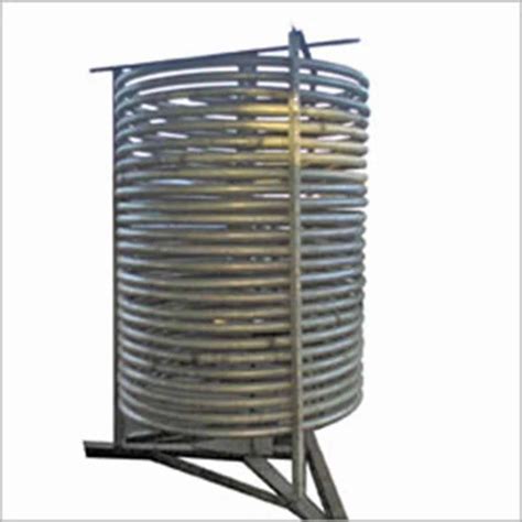 Stainless Steel Internal Vessels Coil Max Design Pressure 10 Bar Capacity 500 Litres At