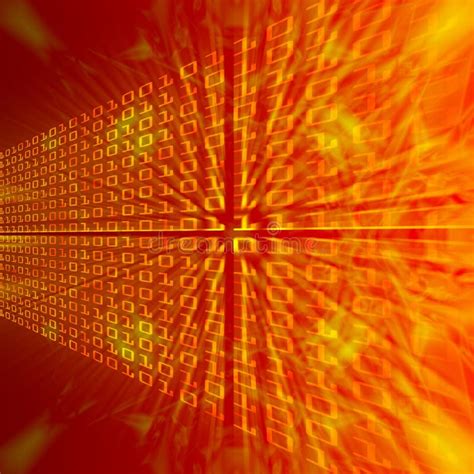 Chip Binary Code Stock Illustration Illustration Of Chip 596774