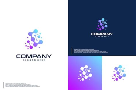 Premium Vector Science Electron Logo Molecular Reaction Logo Design Illustration