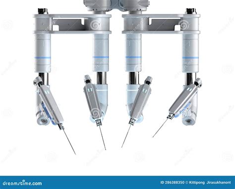 Robotic Assisted Surgery In Operating Room Royalty Free Stock Image