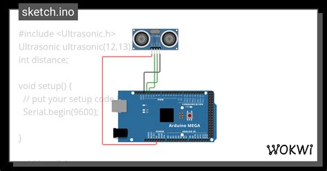 Ultrasonic Wokwi ESP STM Arduino Simulator