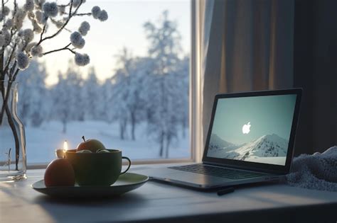 Home Workspace Minimalistic Design Premium Ai Generated Image