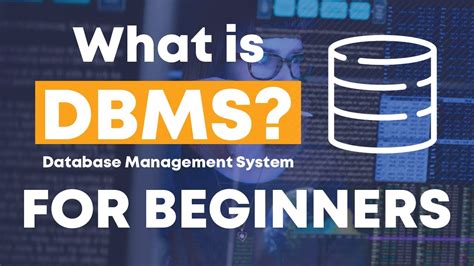 What Is Database Dbms Digital Education Beginners Tutorial Youtube