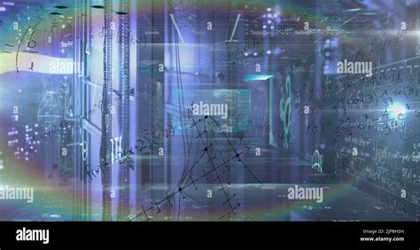 Image Of Prismatic Ring Processing Data And Maths Calculations Over