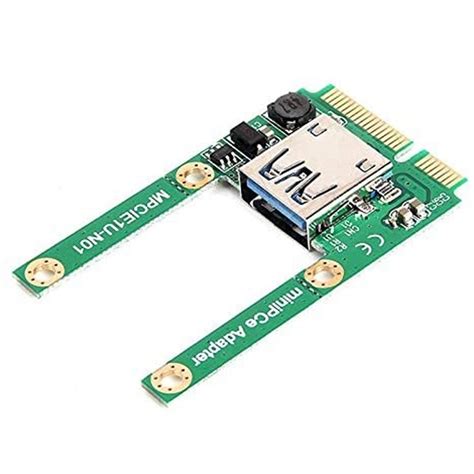 Карта адаптера Mini PCI-E-USB3.0, совместимая с ноутбуками - купить с ...