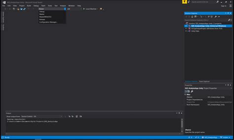 Master Build On Uwp With C Project Unity Engine Unity Discussions