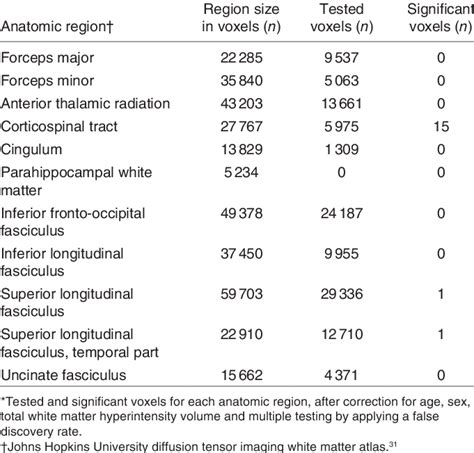 Results Voxel Based Lesion Symptom Mapping Download Scientific Diagram