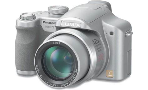 Panasonic Lumix DMC-FZ8 (Silver) 7.2-megapixel digital camera with 12X ...