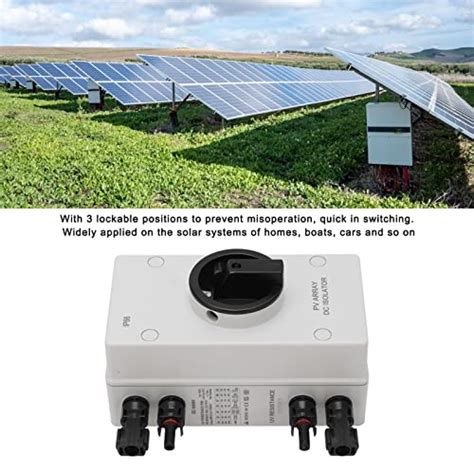 Solar Disconnect Switch 1000V 32a IP66 Waterproof Solar Combiner Box Solar Panel Switch