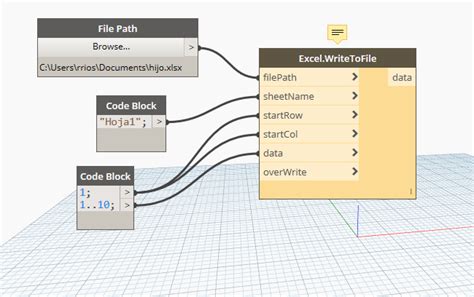 Excel Write Problem Dynamo
