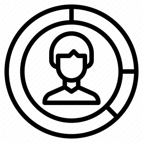 Customer Segmentation Business Segment Service Market Search Icon