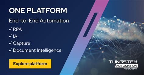 Tungsten Automation On Linkedin Request A Demo Intelligent