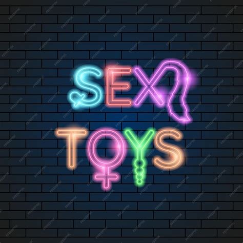 Premium Vector Abstract Sex Love Shop Adult Toys Neon Light Electric Lamp Background Vector