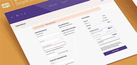 Simple Xd Checkout Form Template Xd Guru