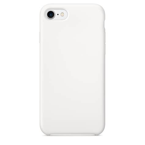 For Iphone 7 Pure Color Liquid Silicone Pc Protective Back Cover Case