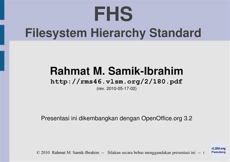 FHS Filesystem Hierarchy Standard - ppt download