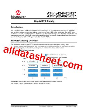 ATTINY3226 Datasheet PDF Microchip Technology