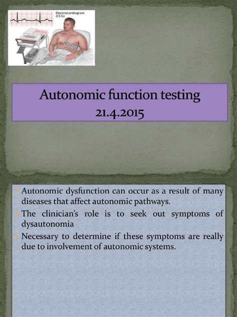 autonomic function testing pdf