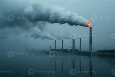 Ai Generated Air Pollution From Industries Process Professional