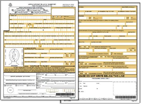 How To Fill Out A Ds 11 Passport Application Printable Form 2024