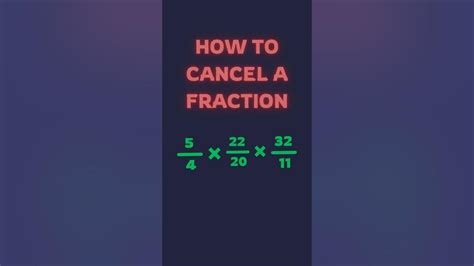 How To Cancel A Fraction Math 12 Shorts Shortvideo Maths Youtube