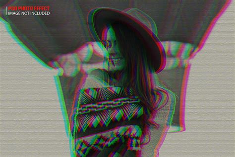 RGB Split Double Color Photo Effect Graphic By Sadhincosta Creative Fabrica