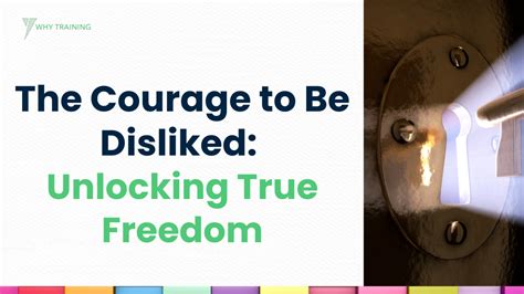 The Courage To Be Disliked Unlocking True Freedom