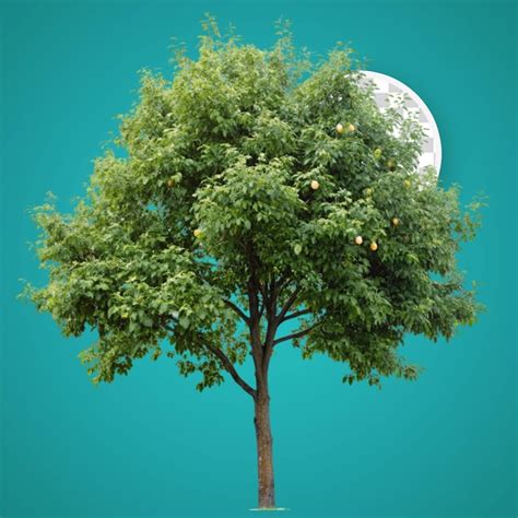 Premium PSD Tree On Transparent Background