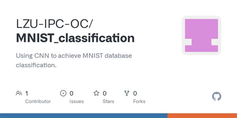 GitHub LZU IPC OC MNIST Classification Using CNN To Achieve MNIST Database Classification