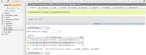 bases de datos borrar datos de la base de datos con php