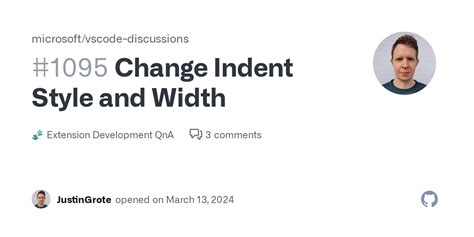 Change Indent Style And Width Microsoft Vscode Discussions Discussion GitHub