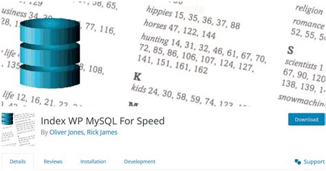 sử dụng plugin index wp mysql để tăng tốc website wordpress nhan hoa