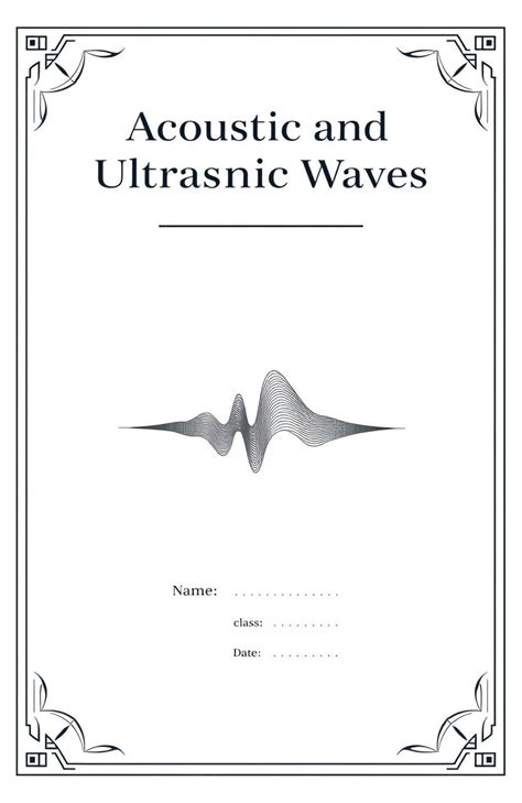 Exploring Acoustic And Ultrasonic Waves