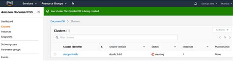 How To Create Aws Documentdb And Connect 3 Steps