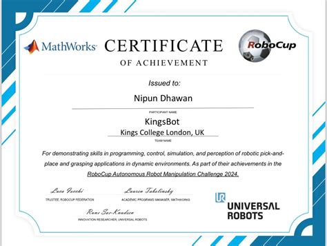nipun dhawan on linkedin robocup robotics innovation kcl stem