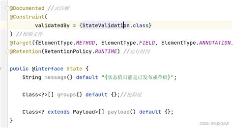Spring Boot 自定义校验注解springboot增加自定义校验注解 Csdn博客