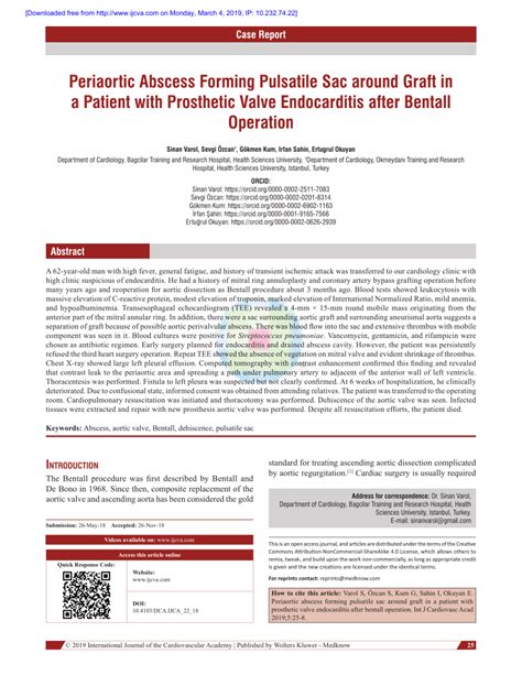 Pdf Periaortic Abscess Forming Pulsatile Sac Around Graft In A