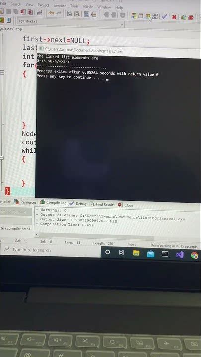 Converting An Array To Linked List Using Classes Youtube