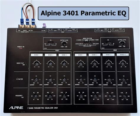 Alpine 3401 Parametric Eq The Slimy Culvert Of Autistic Doom And