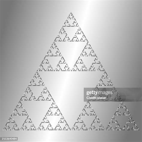 Eight Level Sierpinski Triangle Fractal High Res Vector Graphic Getty