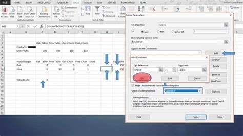 Lpp Using Excel Solver Pptx Computer Software And Applications Computing