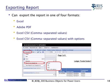 Ppt Bi Bobj 300 Business Objects For Power Users Powerpoint Presentation Id 462778