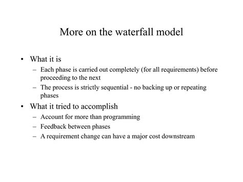 software process model ppt