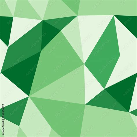 Triangulation Geometric Shapes Background Large Triangles Size Repeatable Pattern Fresh Green