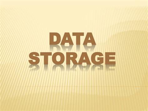 ppt data storage powerpoint presentation free download id 8453805