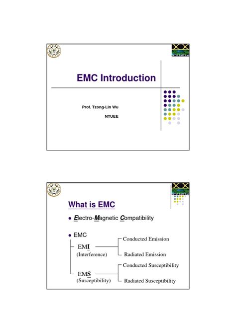 Ec Lecture 1 Pdf Electromagnetic Compatibility Electromagnetic Interference