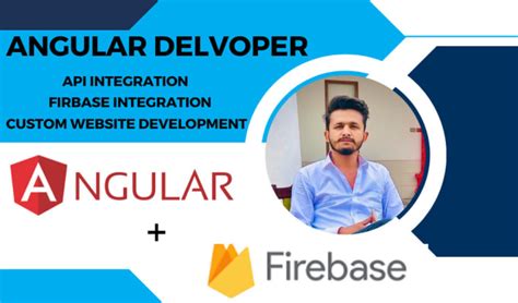 custom angular website api or firebase integration api development by